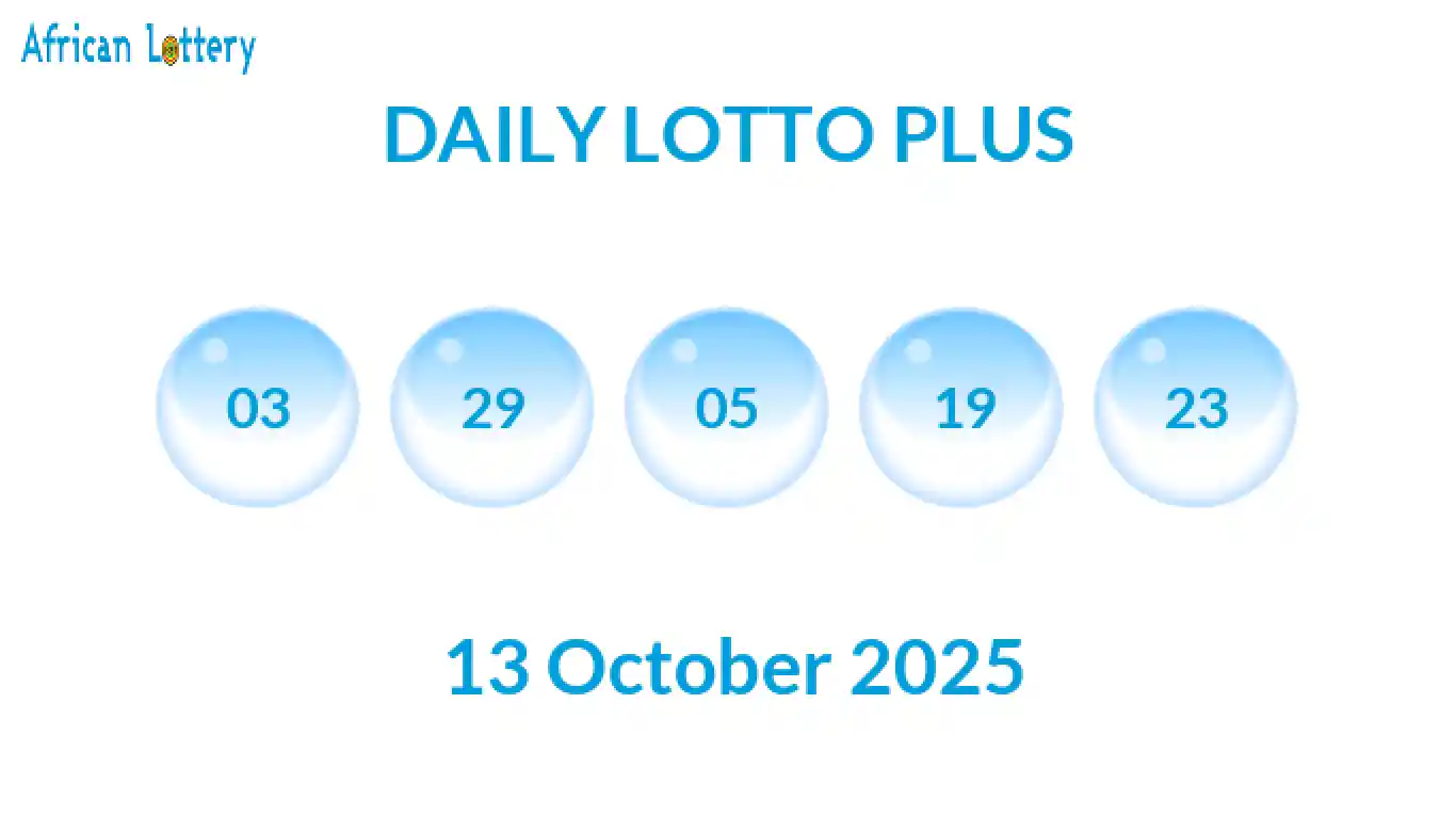 SA Daily Lotto PLUS Summary - 2025-10-13