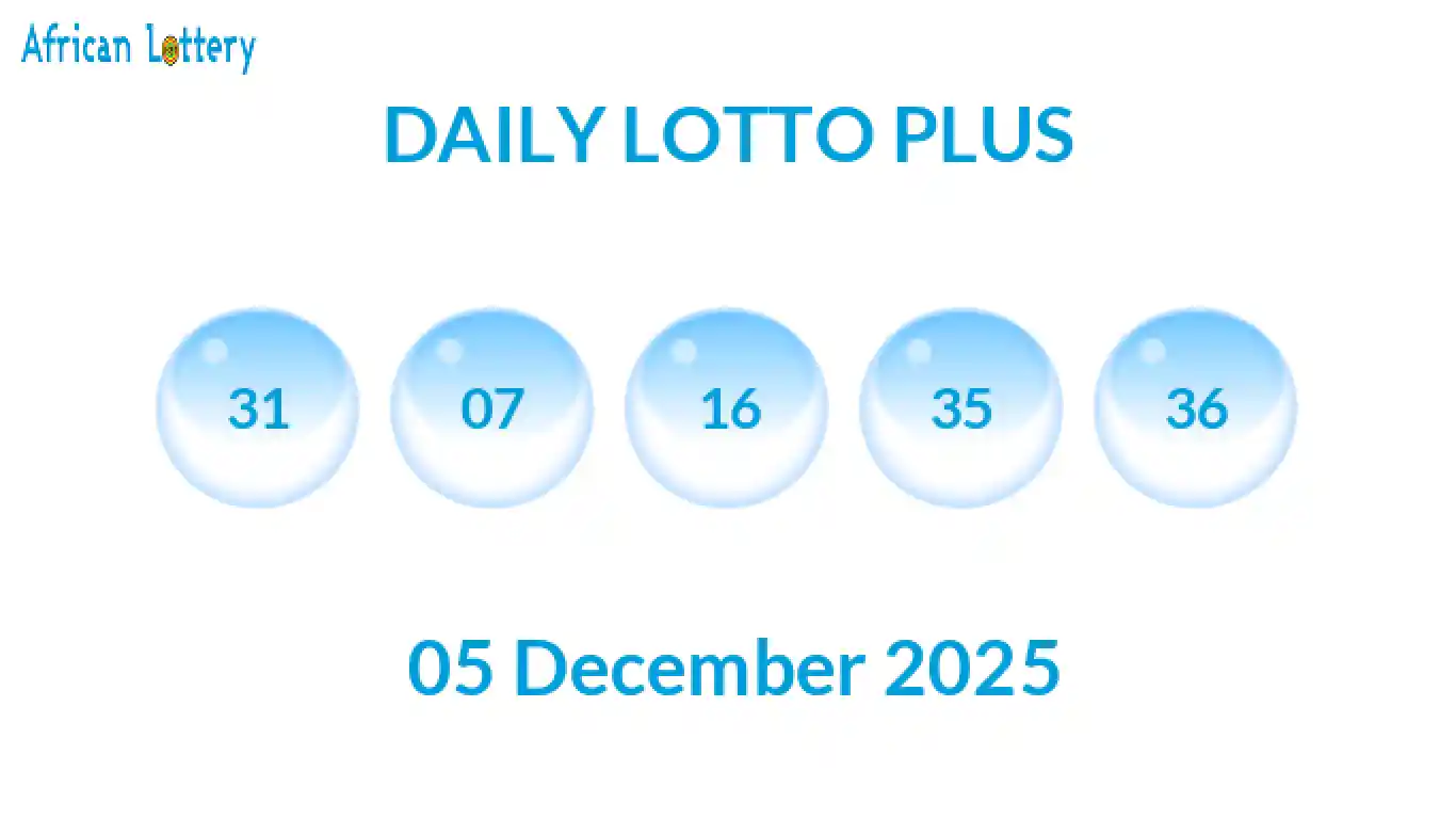 SA Daily Lotto PLUS Summary - 2025-12-05