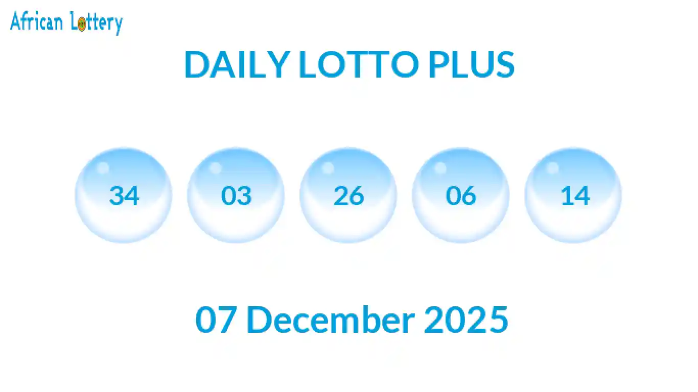 SA Daily Lotto PLUS Summary - 2025-12-07