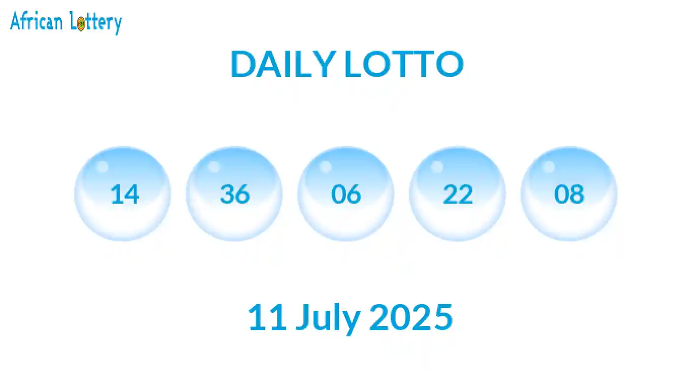SA Daily Lotto Summary - 2025-07-11