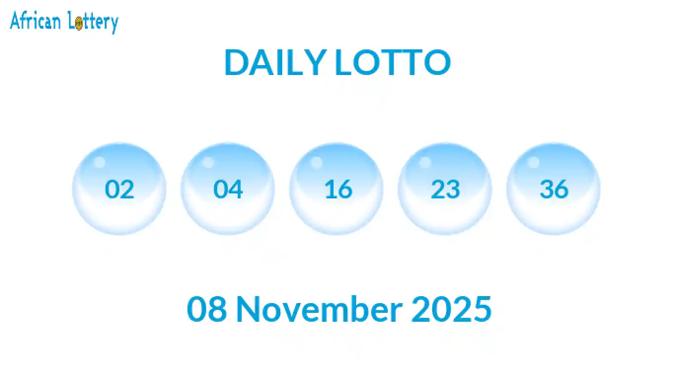 SA Daily Lotto Summary - 2025-11-08