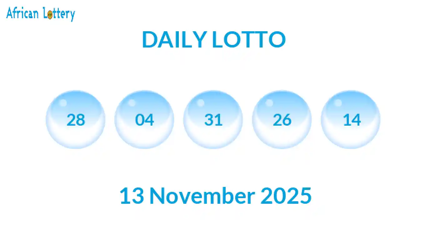SA Daily Lotto Summary - 2025-11-13