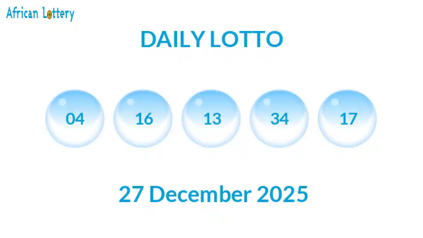 SA Daily Lotto Summary - 2025-12-27