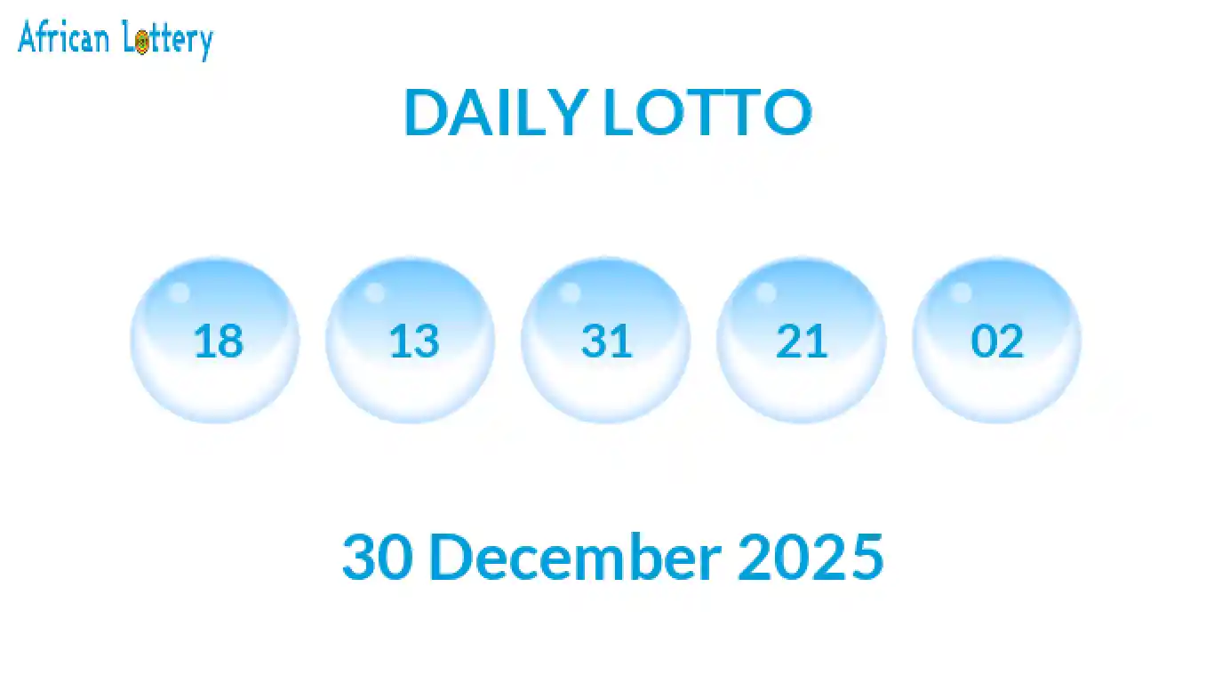 SA Daily Lotto Summary - 2025-12-30