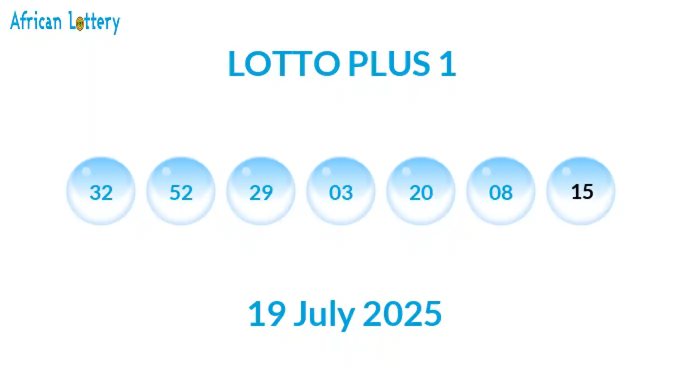 SA Lotto Plus 1 Summary - 2025-07-19