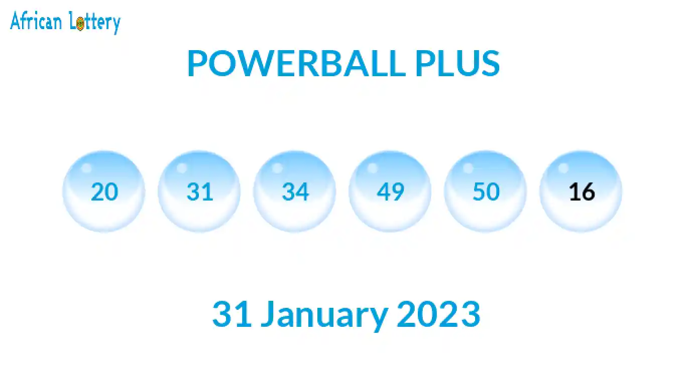 SA Powerball Plus Summary - 2023-01-31