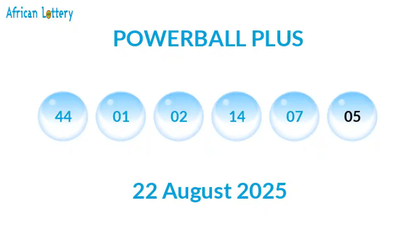 SA Powerball Plus Summary - 2025-08-22