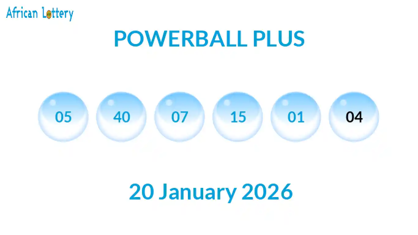 SA Powerball Plus Summary - 2026-01-20