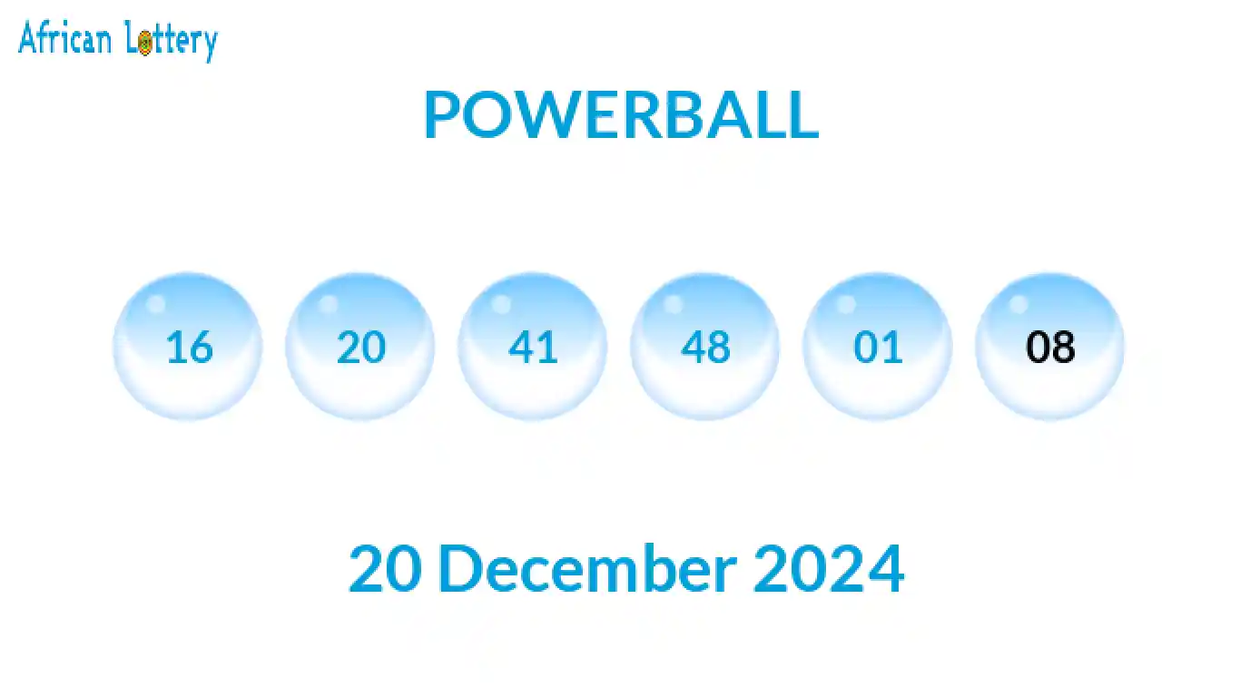 SA Powerball summary - 2024-12-20