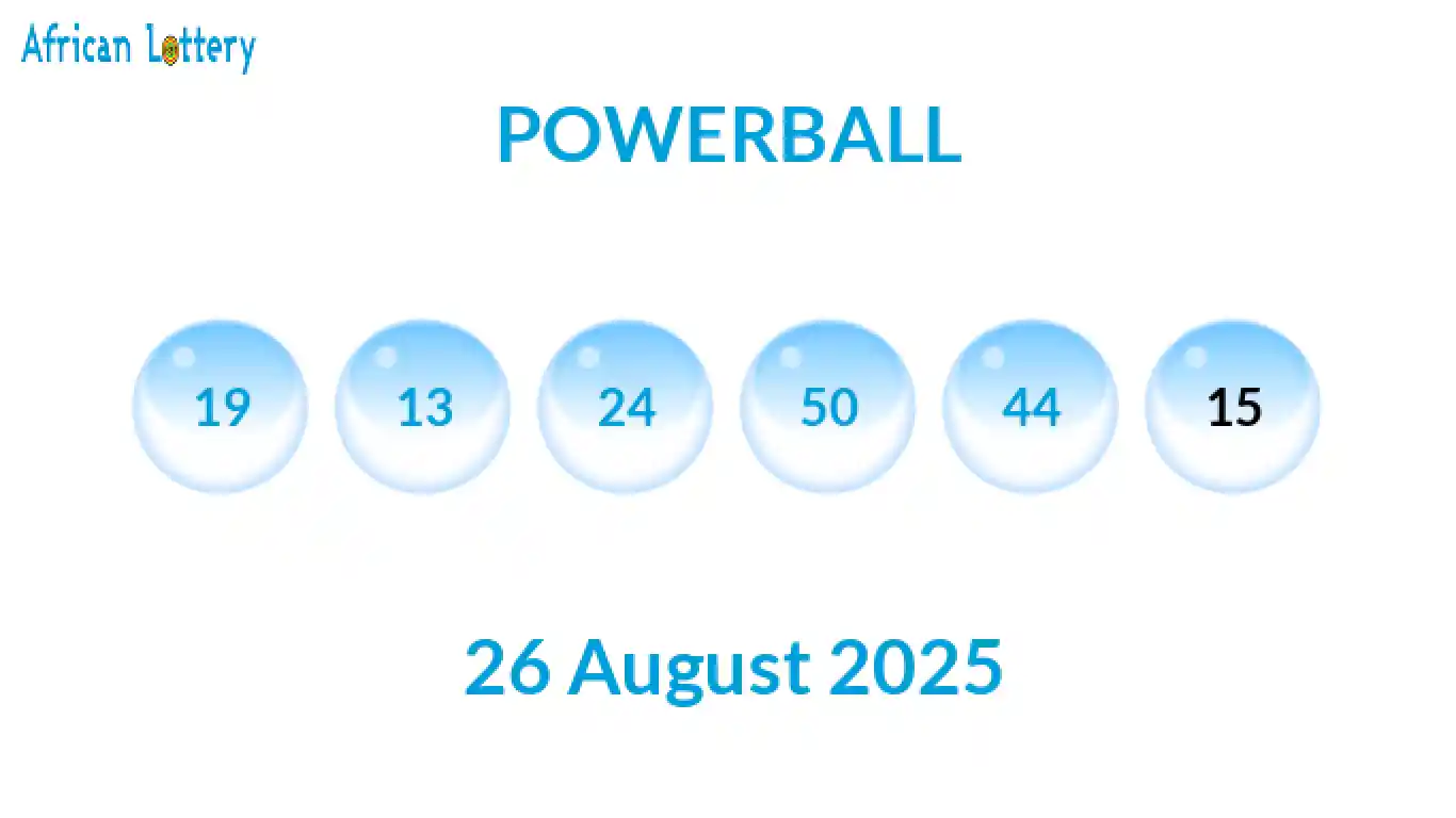 SA Powerball summary - 2025-08-26