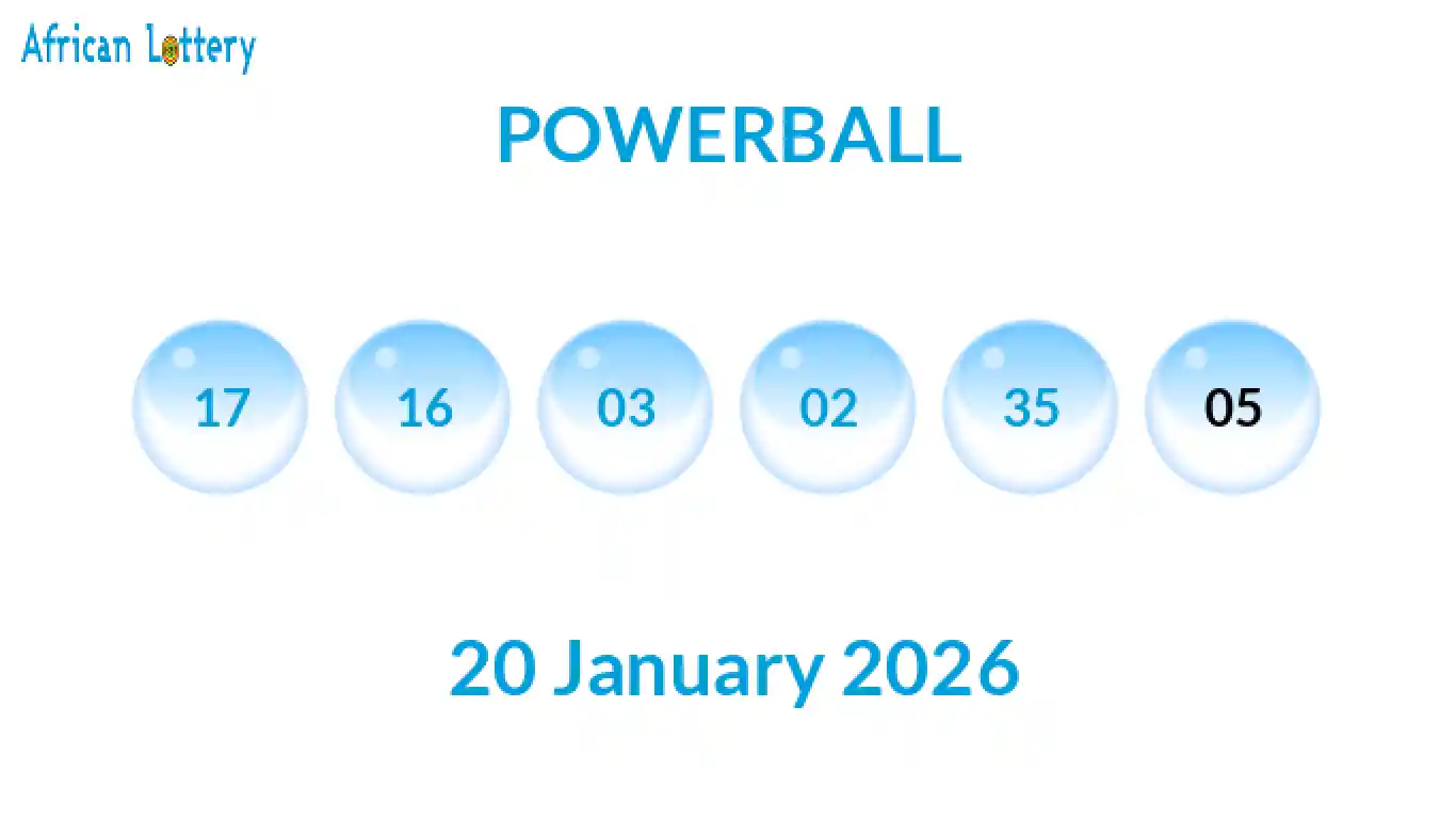SA Powerball summary - 2026-01-20